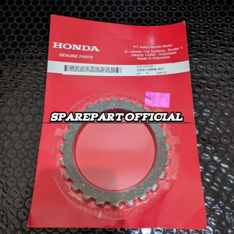 Jual Kampas Kopling Original Honda Motor Revo Fi Injeksi/Blade New Honda Kode Parts KWW | Shopee ...