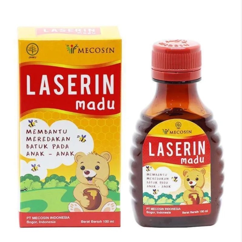 Jual Laserin Madu Anak Sirup 100ml - Meredakan Batuk Pada Anak - Anak ...