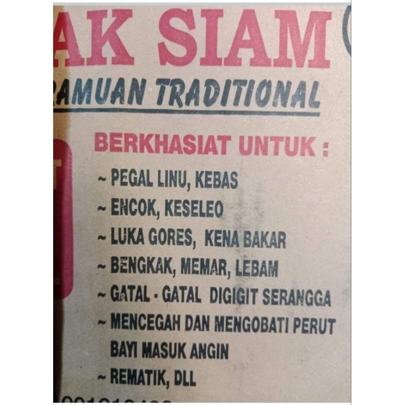 Jual Minyak Karo (Siam) | Shopee Indonesia