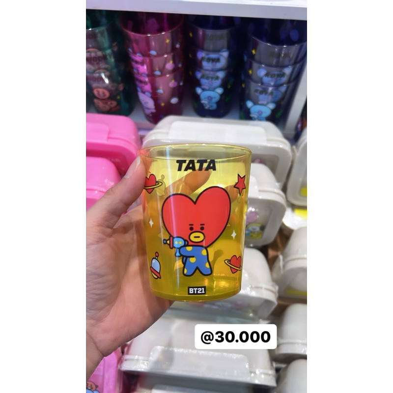 Jual BT21 with Miniso Cup Gelas Minum | BTS x Miniso Gelas KOYA , RJ ...