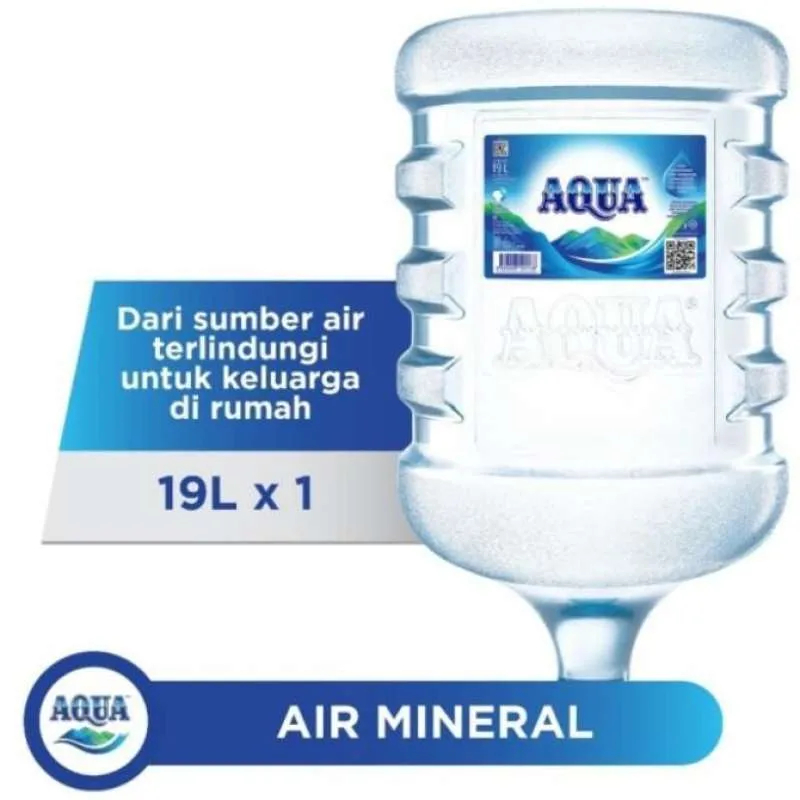 Jual AQUA Galon + Isi 19 Liter + CUCI BERSIH / TISSUE AQUA (LENGKAP ...