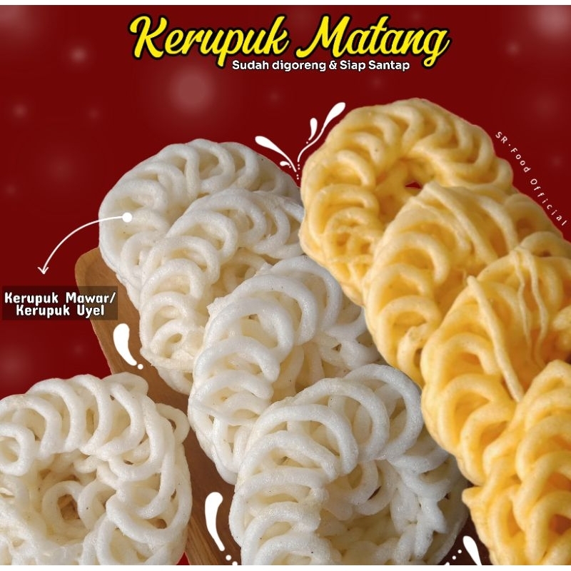 Jual Krupuk Matang Bandung/Mawar siap makan | Shopee Indonesia