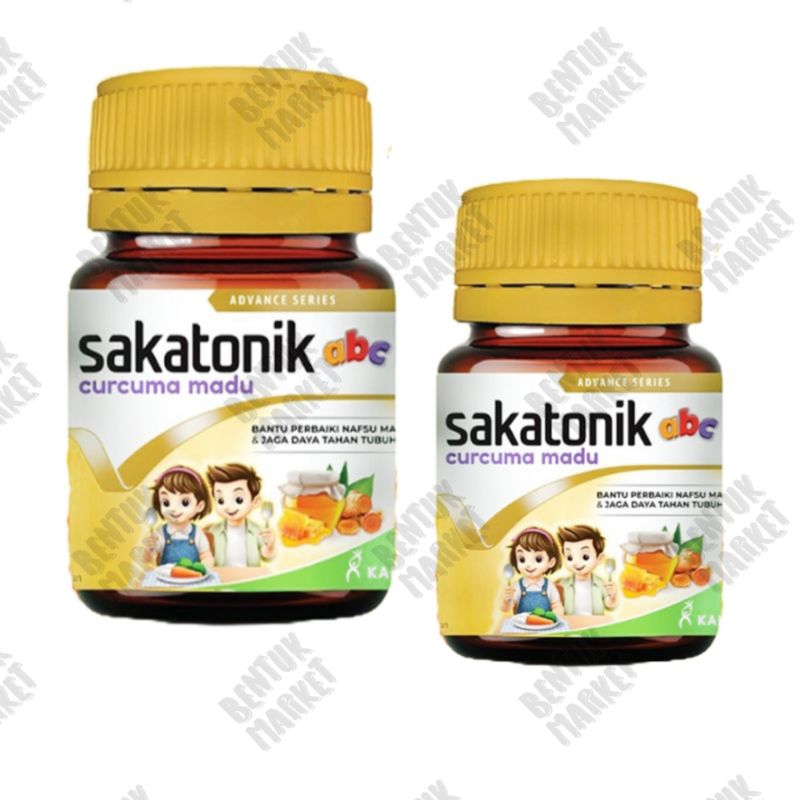 Jual SAKATONIK ABC Curcuma Madu 24Tablet / Vitamin Penambah Nafsu Makan ...