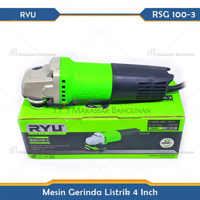 Jual Mesin Gerinda Listrik RYU RSG100-3 Mesin Gurinda Potong | Shopee ...