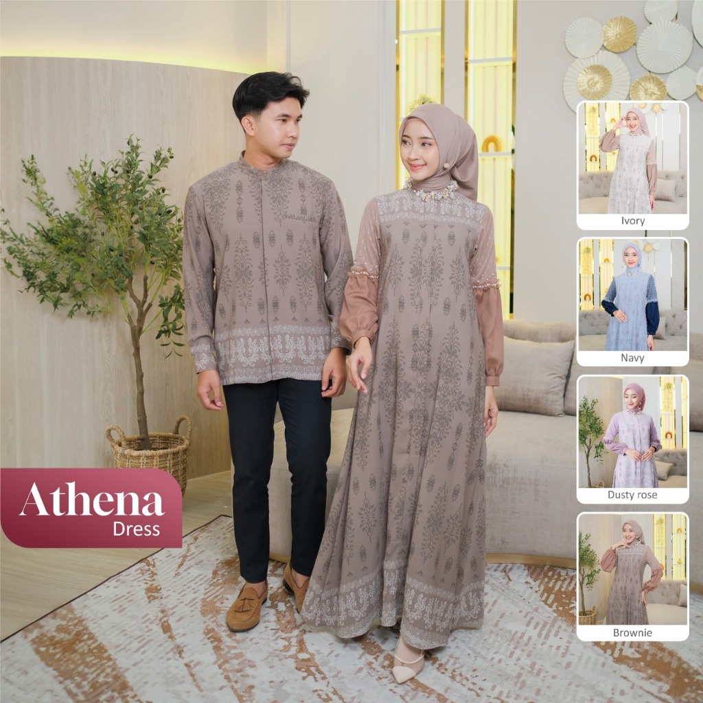 Jual Athena Gamis Payet Koko Premium New Collections Exclusive Series ...