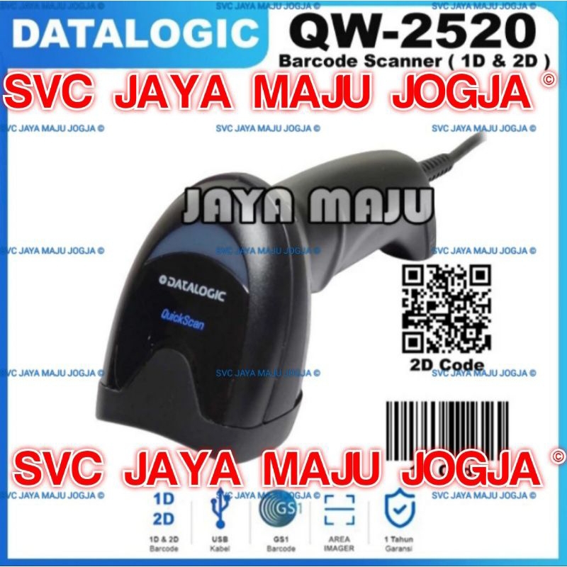 Jual DATALOGIC QW 2520 - USB - 2D 1D || BARCODE SCANNER HANDHELD - AREA ...