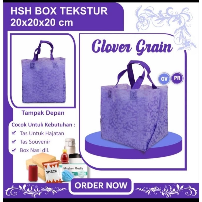 Jual Tas spunbond/kain tekstur/tas kotak nasi 20x20 hajatan/souvenir - uk.20x20x20 | Shopee ...