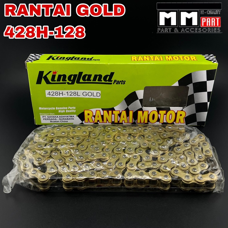 Jual RANTAI MOTOR GOLD 428H 128 - RANTE MOTOR EMAS TERMURAH | Shopee ...