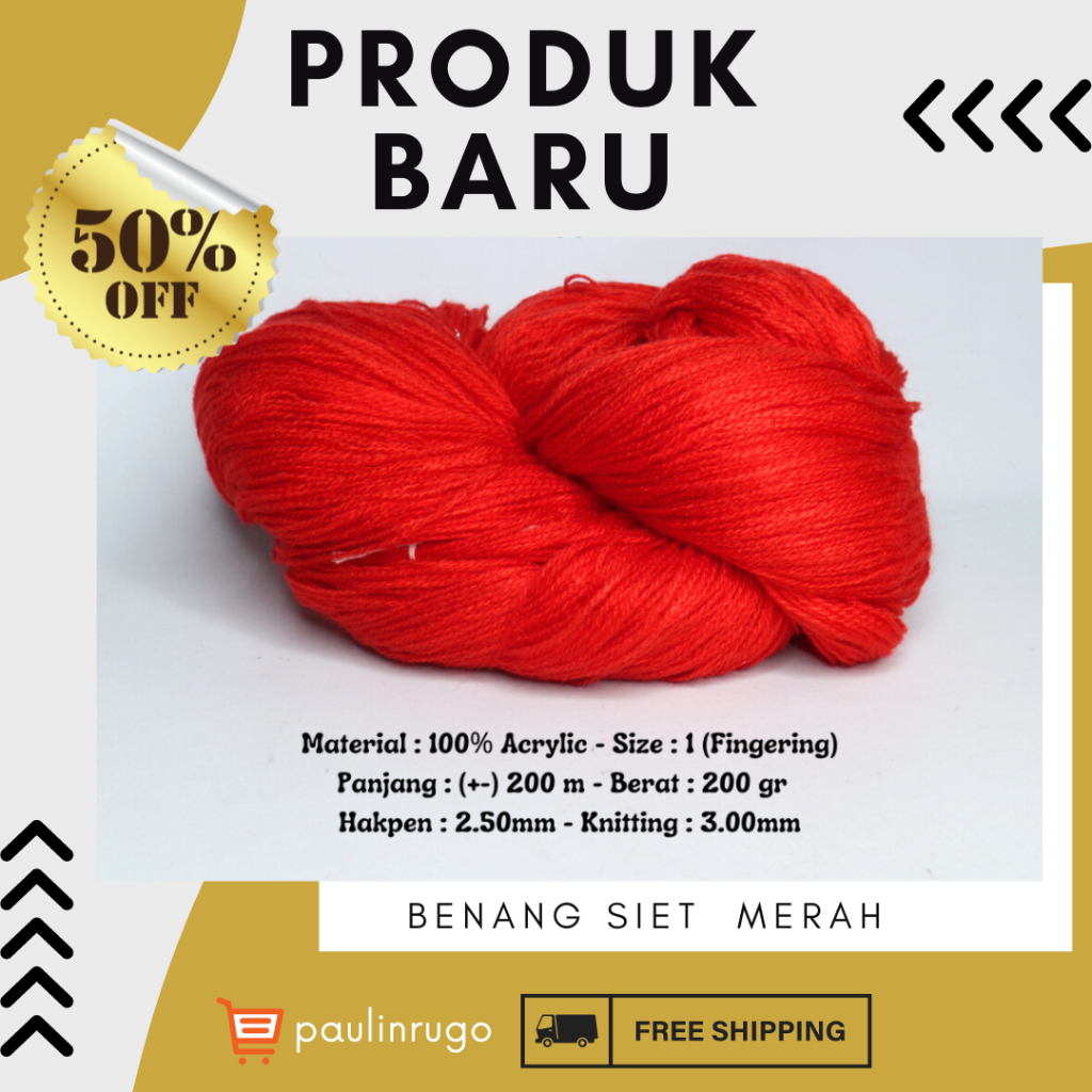 Jual Benang Rajut Wool / Wol / Siet Yarn 200 gram|Unleash Your ...
