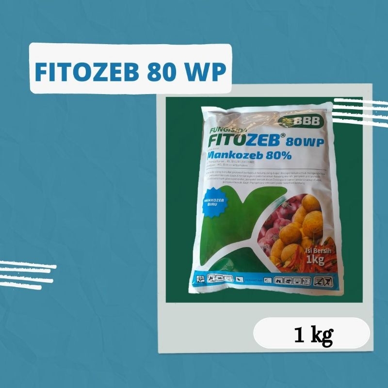 Jual FITOZEB 80 WP 1 kg (Mancozeb Biru) | Shopee Indonesia
