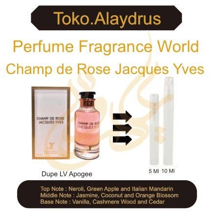 Jual Decant Fragrance World Champ de Rose Jacques Yves For Women EDP ...
