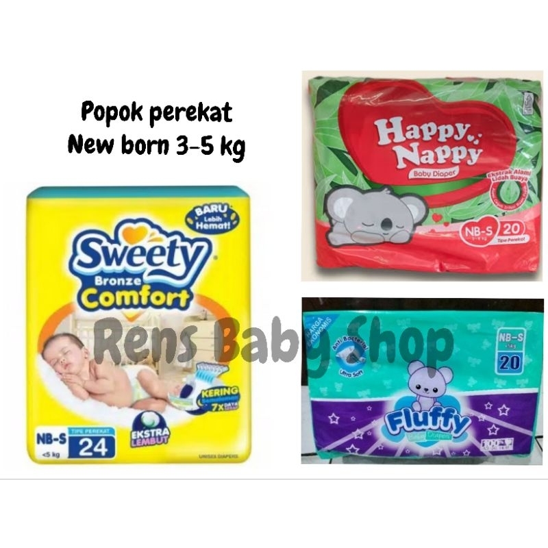 Jual Sweety Bronze / FLUFFY / HAPPY NAPPY NBS NB S24 S44 S20 popok ...