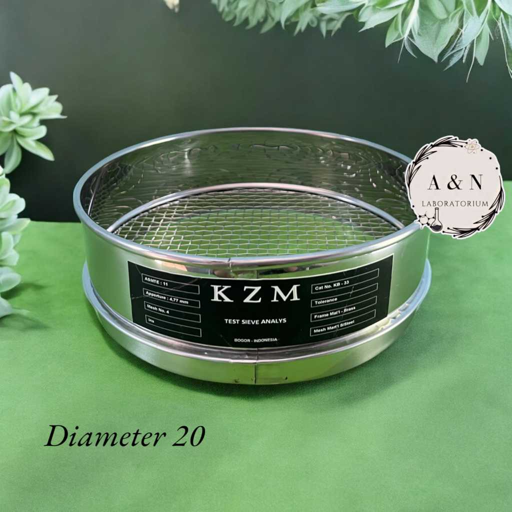 Jual Seive Ayakan Stainless Mesh 4 Test Mesh 4 ( mm) diameter 20 ...