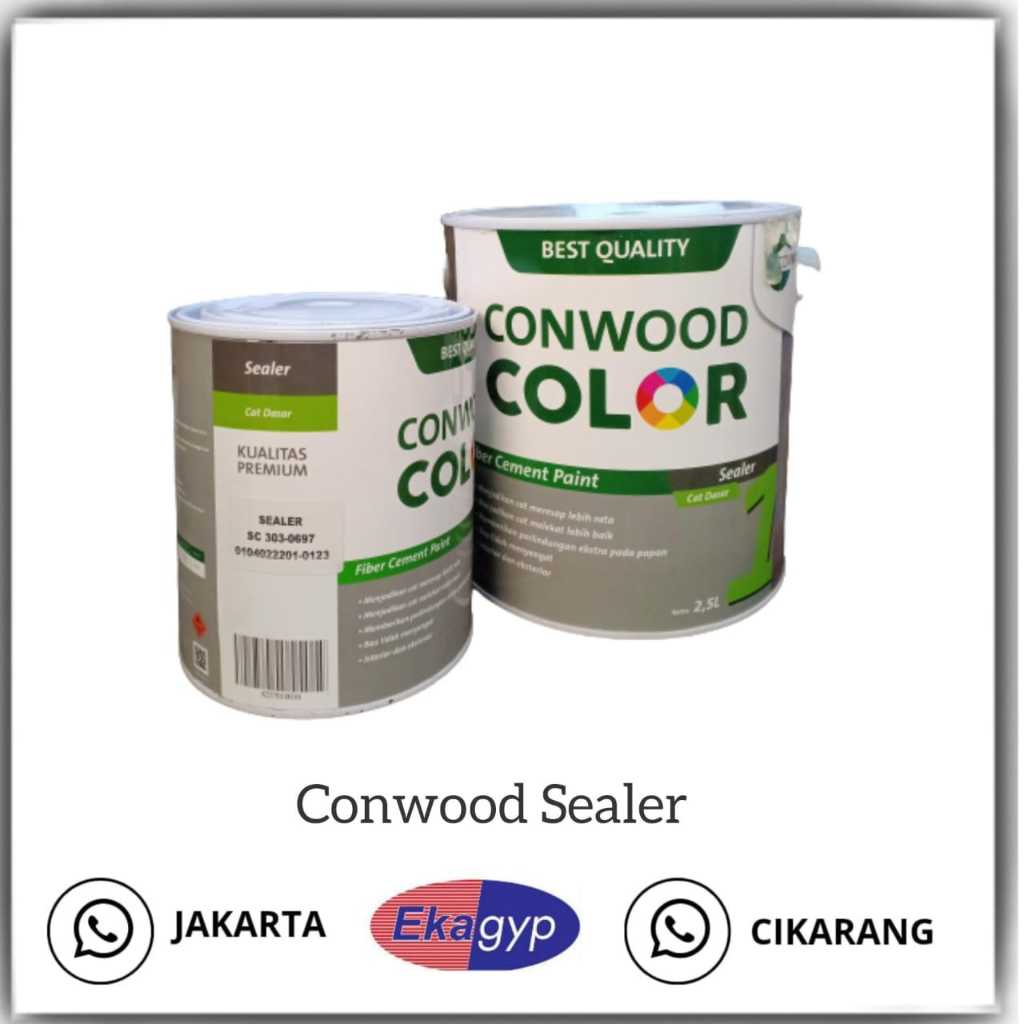 Jual Conwood Sealer - Sealer Conwood - cat dasar conwood 1L | Shopee ...