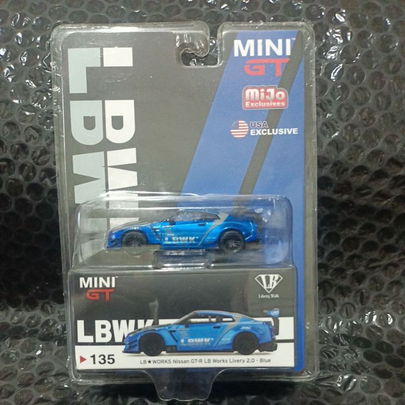 Jual Mini GT#135 (Blister) LB*WORKS Nissan GT-R LB Works Livery 2.0 ...