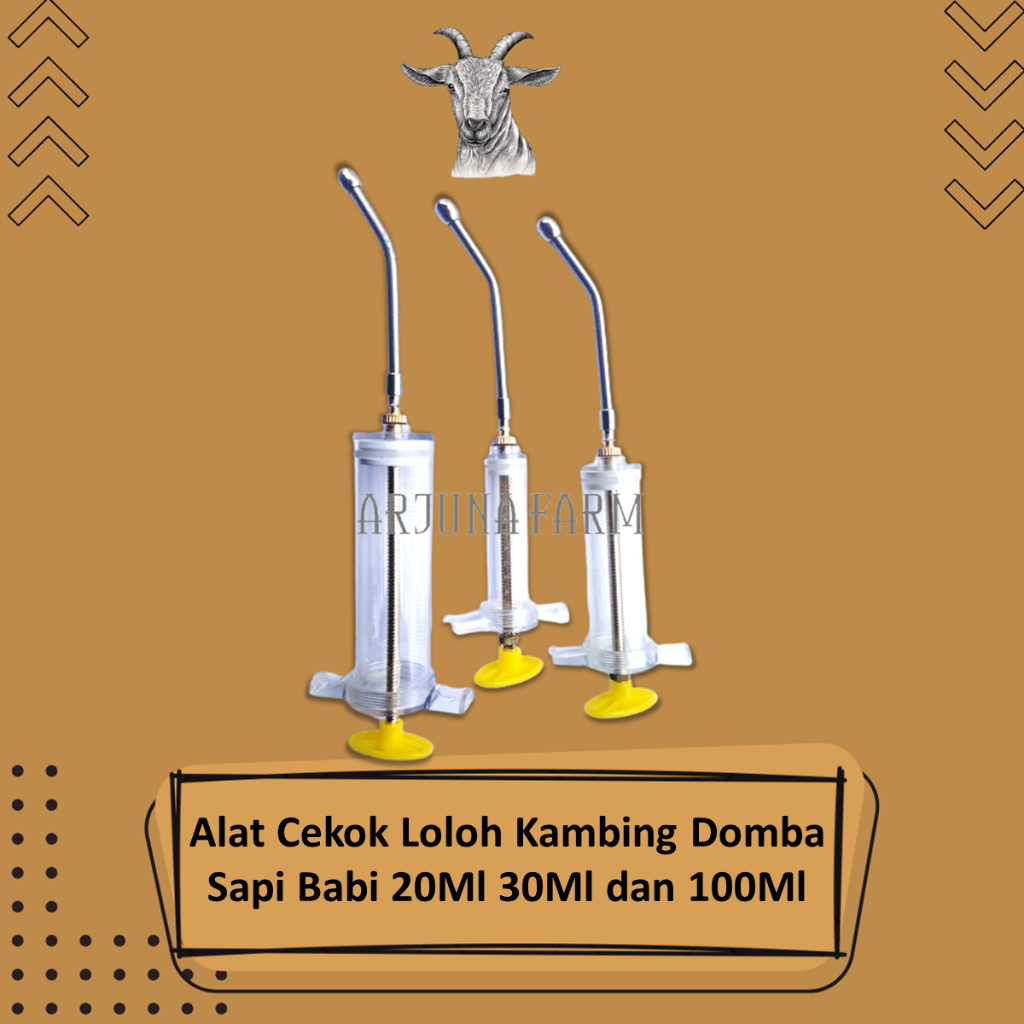 Jual Alat Cekok Loloh Ternak Kambing Domba Sapi Babi Kapasitas 20Ml ...