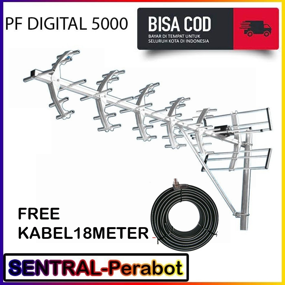 Jual ANTENA PF DIGITAL/ANTENA LUAR PF 5000 DIGITAL | Shopee Indonesia