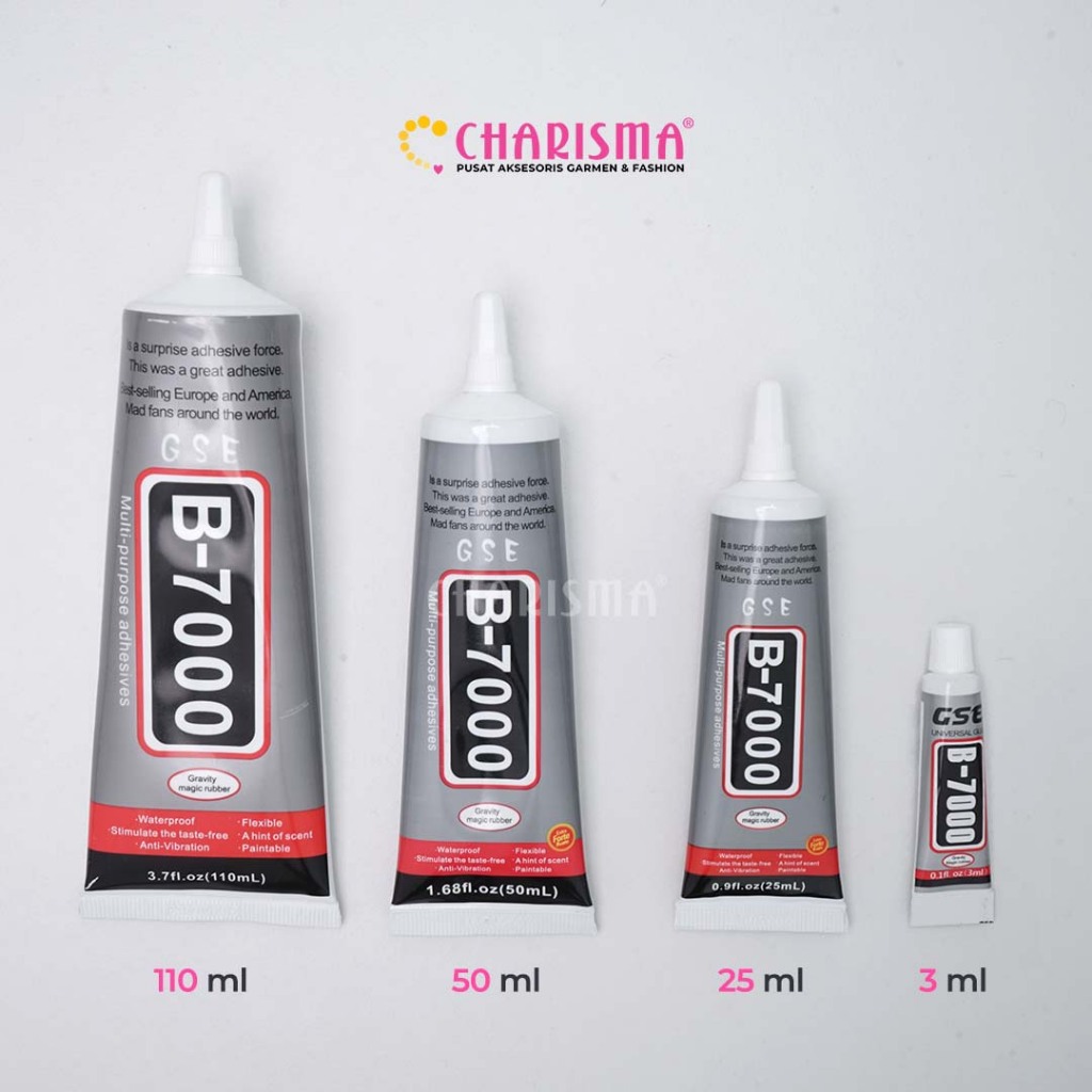Jual Charisma Lem B-7000 - Lem Rhinestone For Bling Case / Lem Serbaguna / Lem Kerajinan High ...