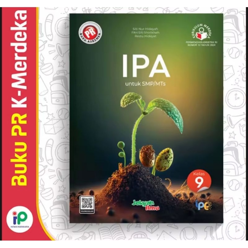 Jual Buku lks pr interaktif IPA SMP Kelas IX, 9 Kurikulum Merdeka Tahun 2024 Intan Pariwara ...