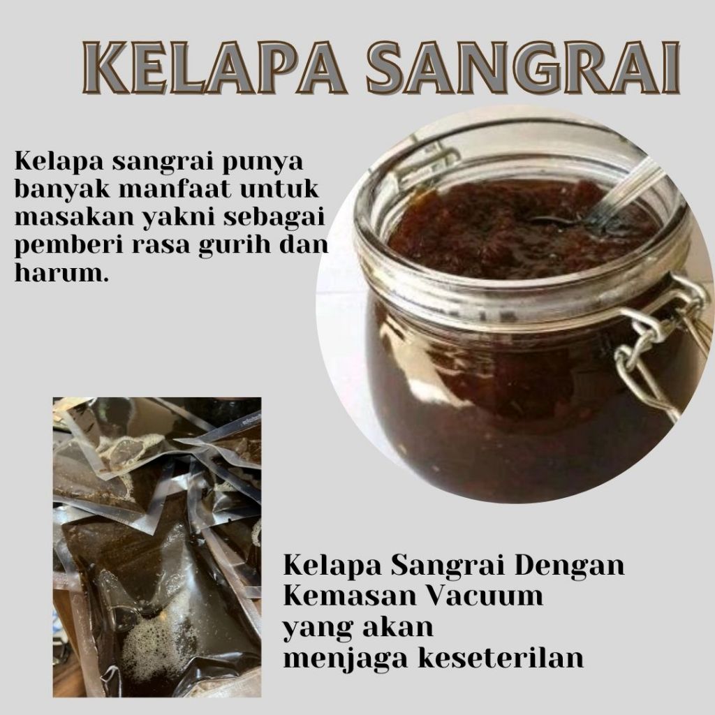 Jual BUMBU - KELAPA SANGRAI / KELAPA GONGSENG / BUMBU RENDANG / Mahogra ...