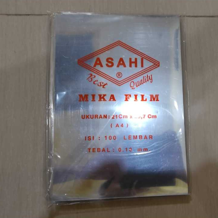 Jual Plastik Mika / Cover Mika Jilid Buku A4 [Tebal 0.10 mm] (pak= 100 lbr) | Shopee Indonesia