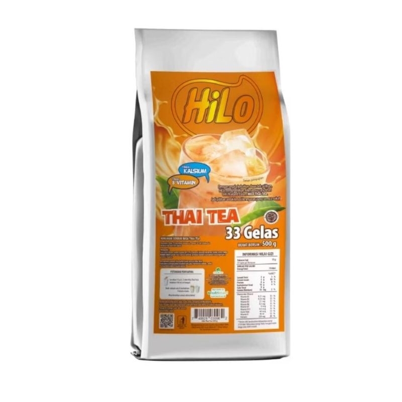 Jual HILO REFILL POWDER DRINK - BUBUK MINUMAN RASA THAI TEA 500 GR ...