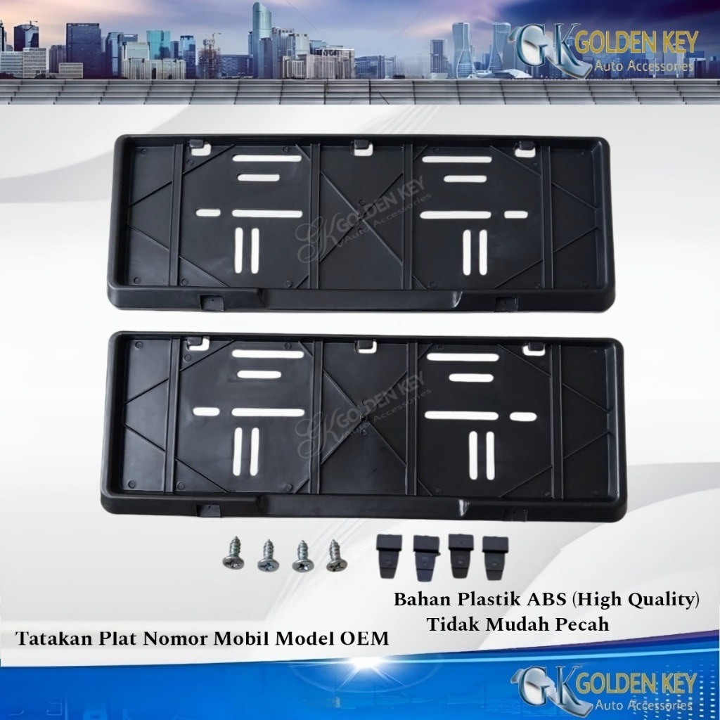 Jual Tatakan Tempat Dudukan Plat Nomor Mobil Model OEM | Shopee Indonesia