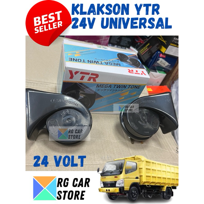 Jual Klakson Mobil Truck Universal 24v YTR Original Japan | Shopee ...
