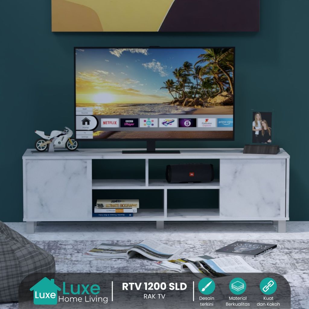 Jual Trenz Furniture - Meja buffet tv rak sliding rak tv kaki besi ...