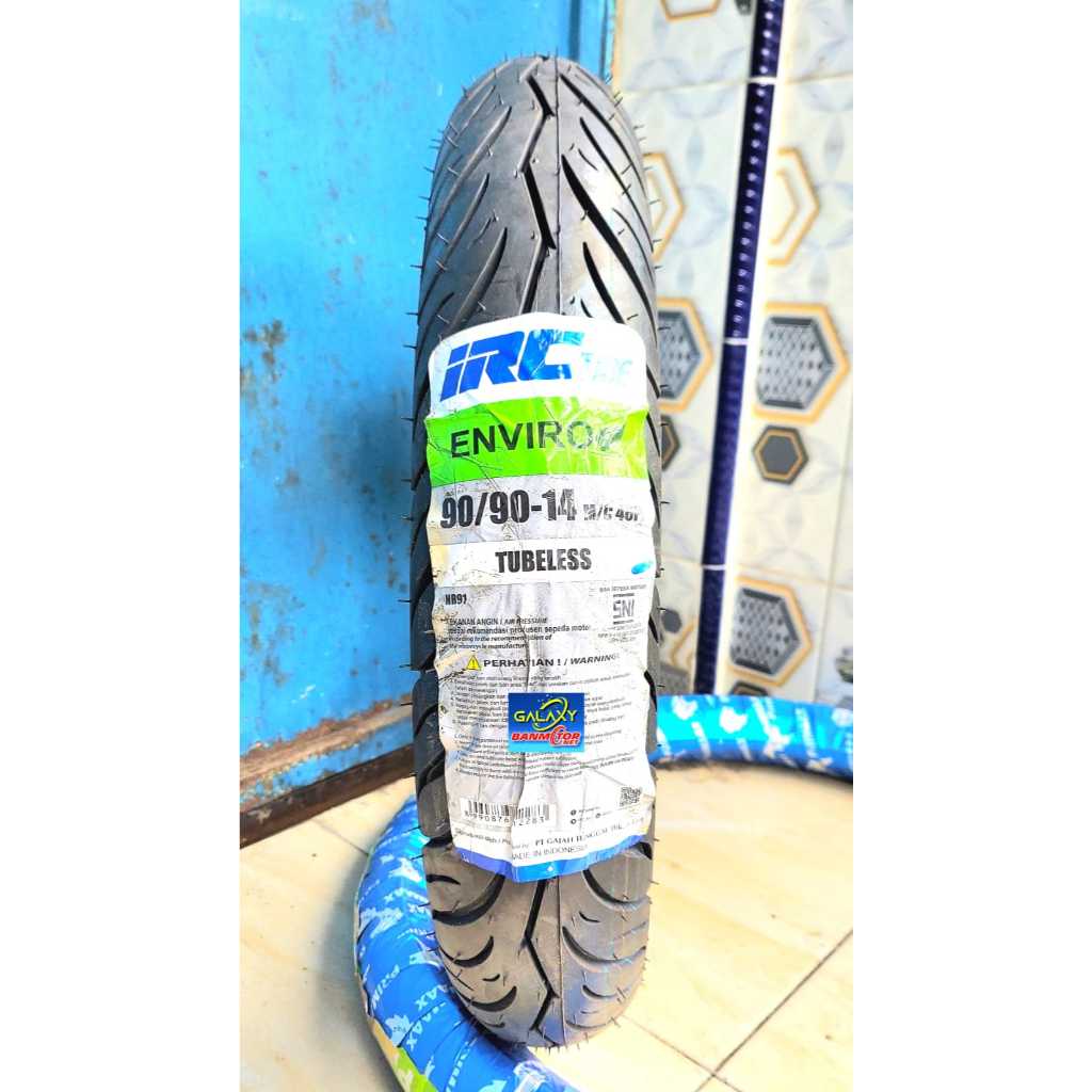 Jual ban irc enviro 90/90-14 ring 14 tubeles ban 90/90-14 ban luar 90/ ...