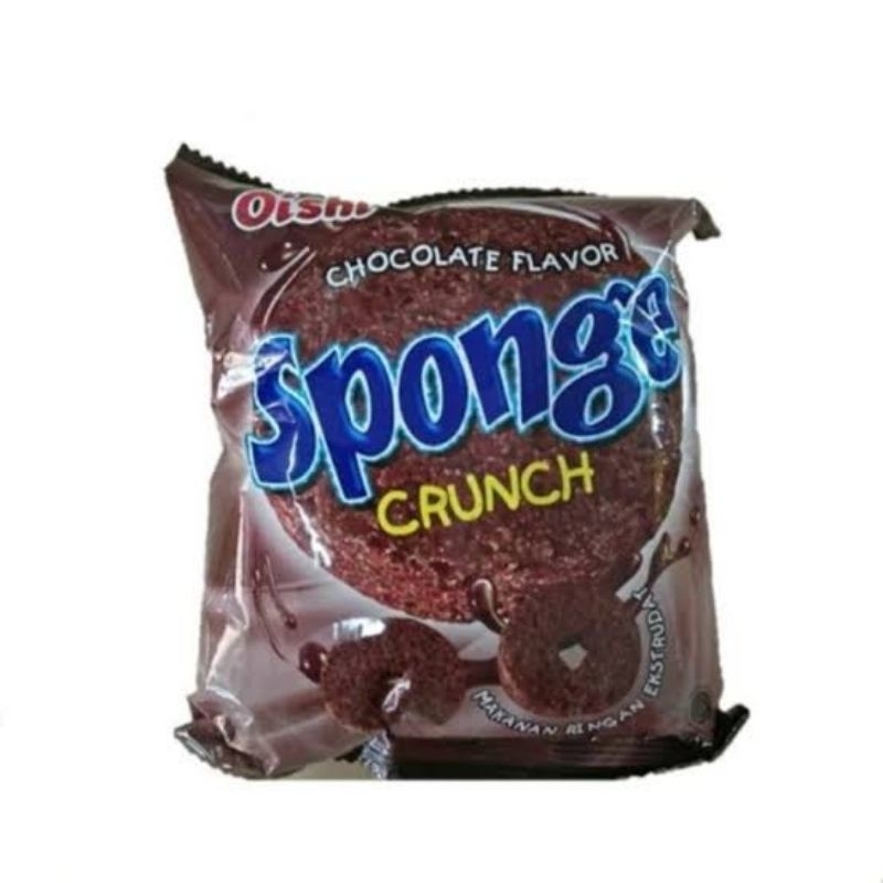 Jual oishi sponge crunch cokelat isi 10 pcs | Shopee Indonesia