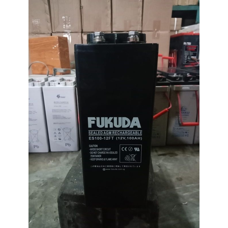 Jual BATTERY vrla merek Fukuda 12,v 100ah | Shopee Indonesia