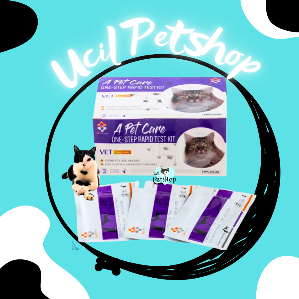 Jual Test Kit A Pet Care FPV Panleu / FCV Calici / Giardia Ag Alat Tes ...