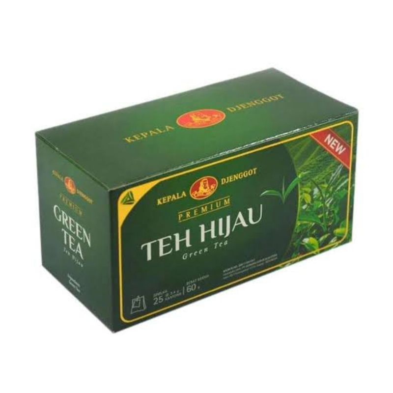 Jual Teh Hijau Celup Kepala Djenggot Box isi 25 Sachet | Shopee Indonesia