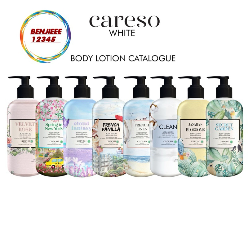 Jual Careso BODY LOTION 300ml Brightening Body Lotion Fragrance lotion CARESO careso 300 ml all ...