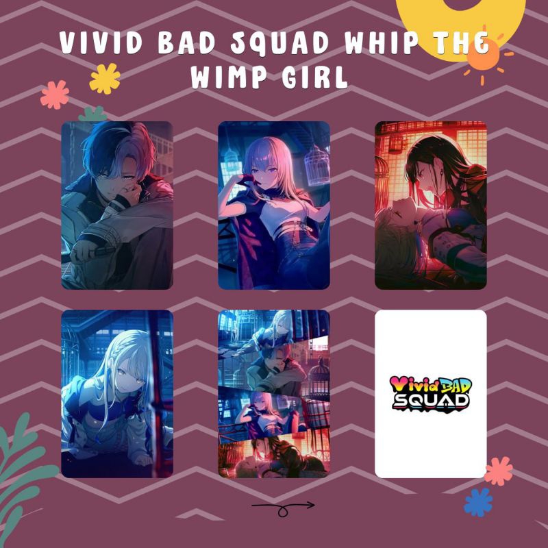 Jual PHOTOCARD PROJECT SEKAI VIVID BAD SQUAD WHIP THE WIMP GIRL CETAK 2 ...