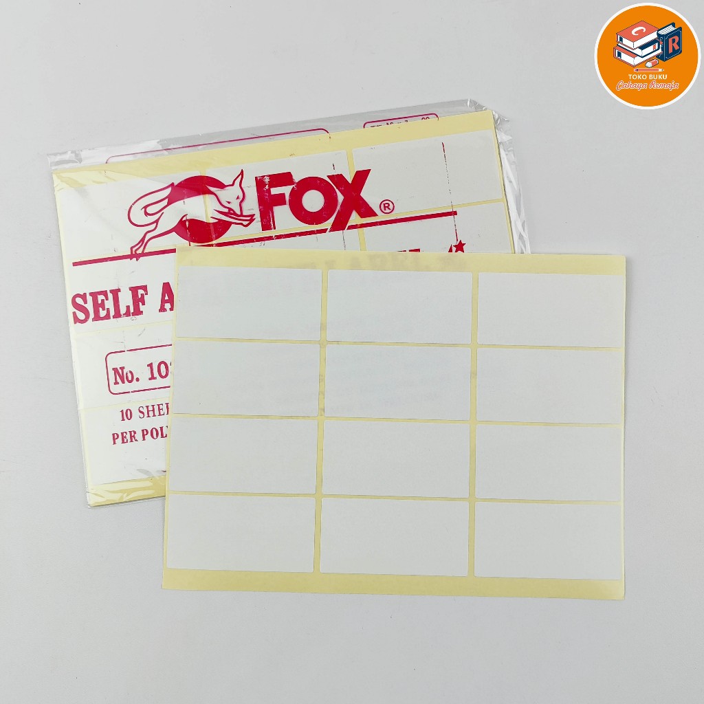 Jual Stiker Label Fox No 103 1Pak Label Undangan Tempelan harga ...