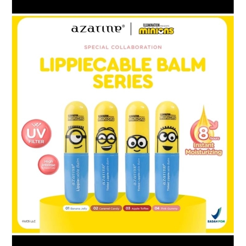Jual Azarine Tinted Lippiacable Balm Series 3.5gr | Lip Bam | Shopee ...