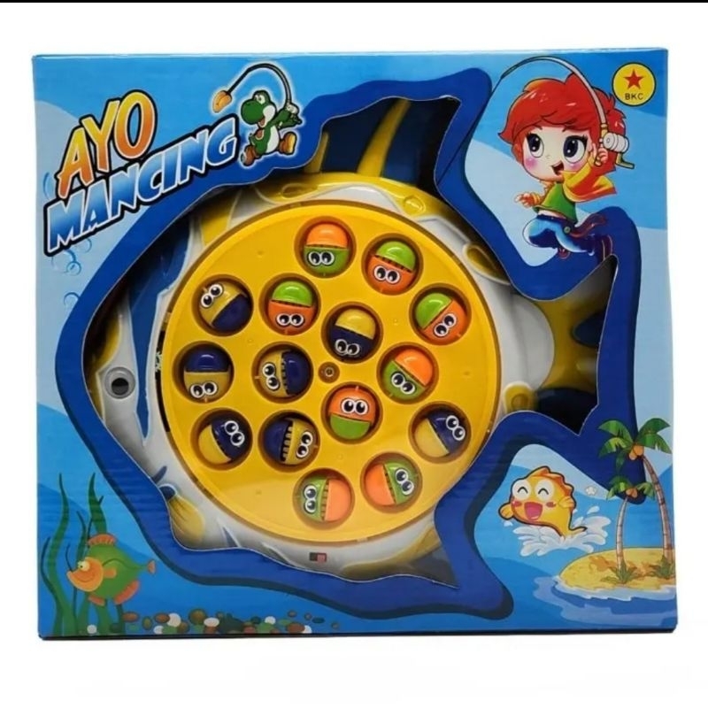 Jual MAINAN ANAK MANCING JUMBO BENTUK IKAN PANCINGAN IKAN FISHING ISI ...