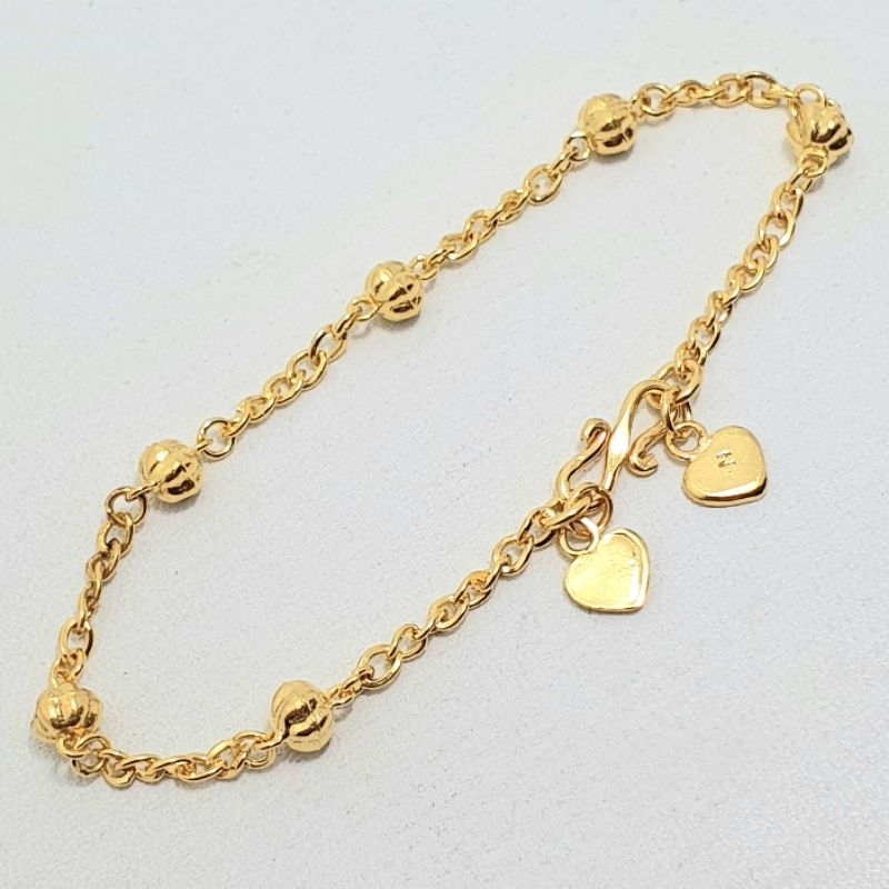 Jual Gelang Emas Muda Model Rante Bola 3 Gram | Shopee Indonesia