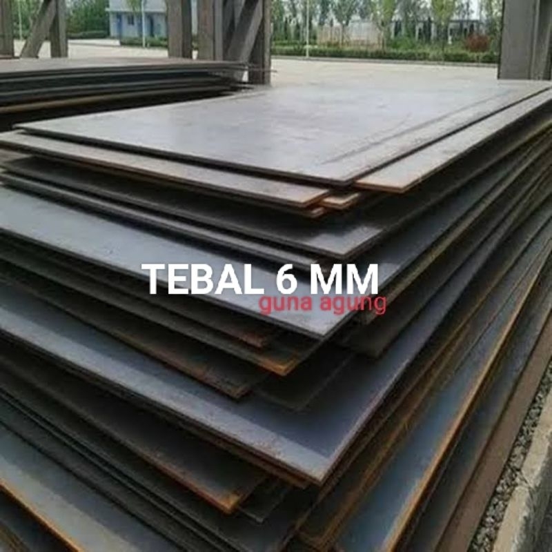 Jual PLAT BAJA TEBAL 6 MM uk 10 CM X 10,15,20,25,30,35,40,45,50,55,60 ...