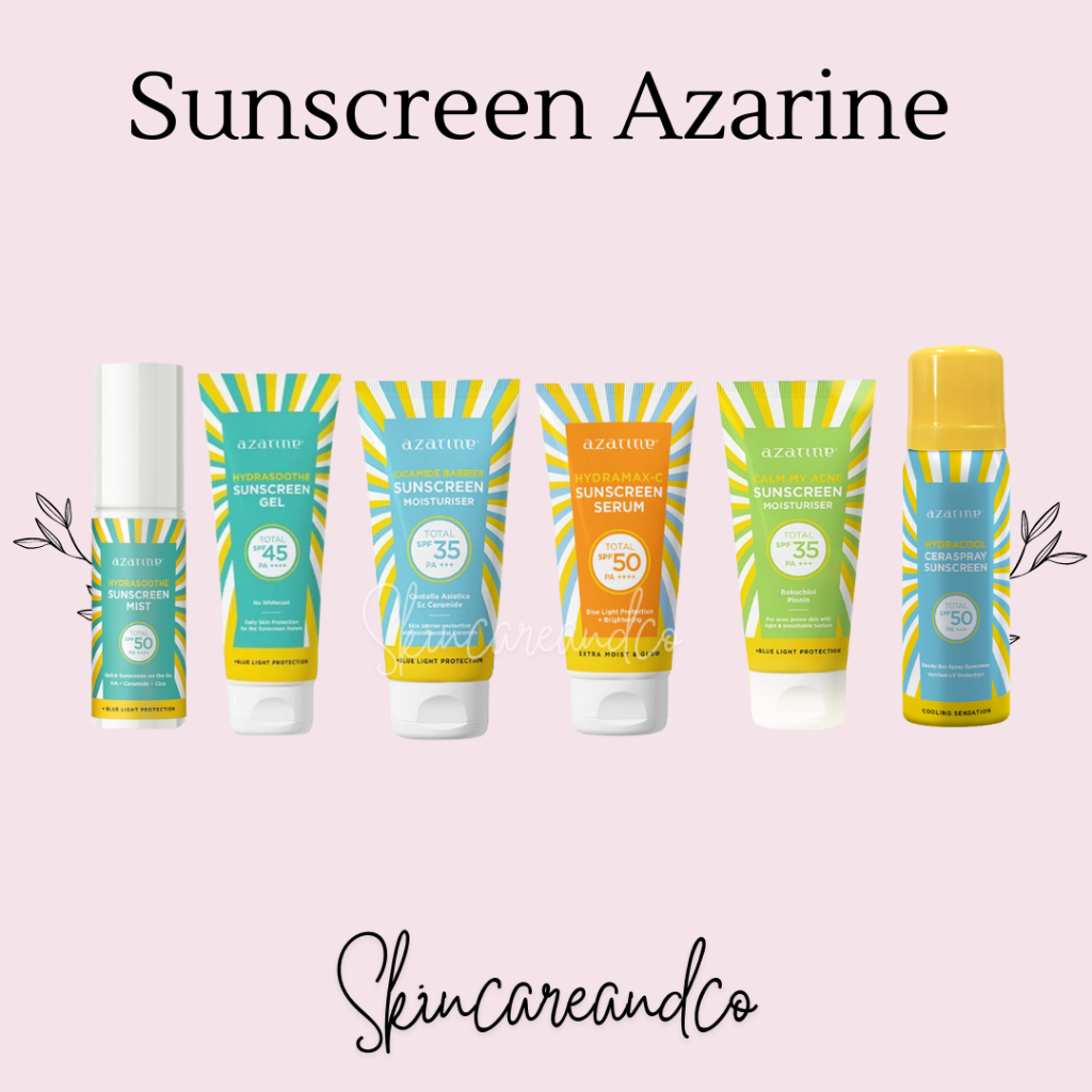 Jual Sunscreen Azarine Hydrasoothe Sunscreen Gel SPF 45 ++++ 50ml ...