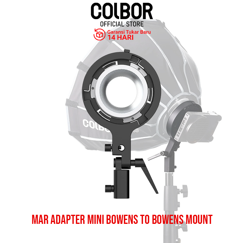 Jual Colbor Mar Light Adapter C Mount Mini Bowens To Bowens Mount