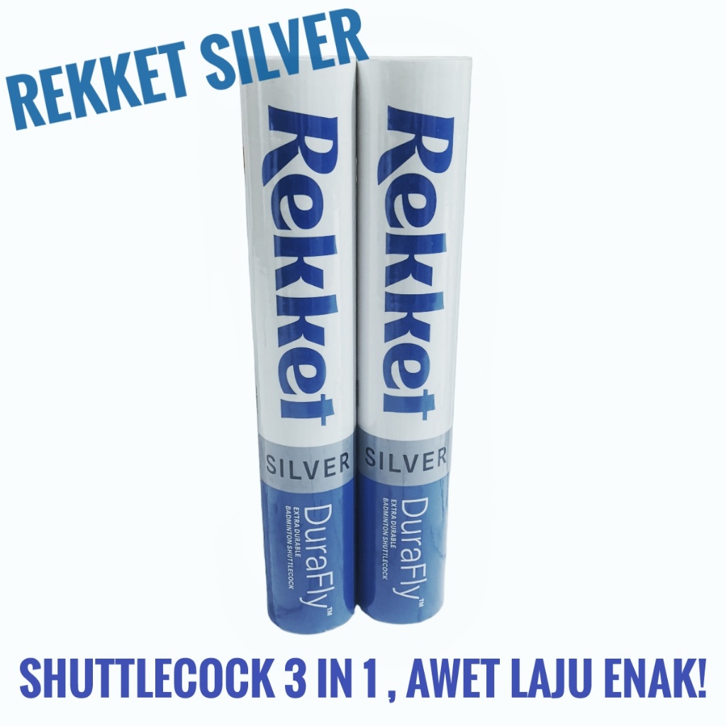 Jual Rekket DuraFly Silver / Shuttlecock 3 in 1 / Kok Badminton (12pcs ...