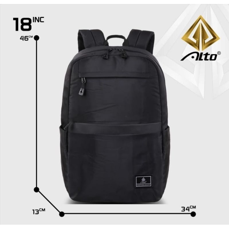 Jual Ransel Backpack Laptop Alto 73059B Original 17 Inch | Shopee Indonesia