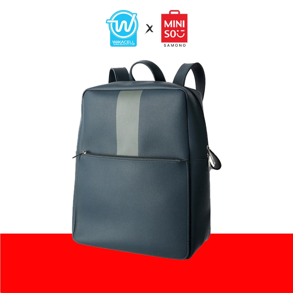 Jual Miniso Color Blocking Backpack - Black | Shopee Indonesia