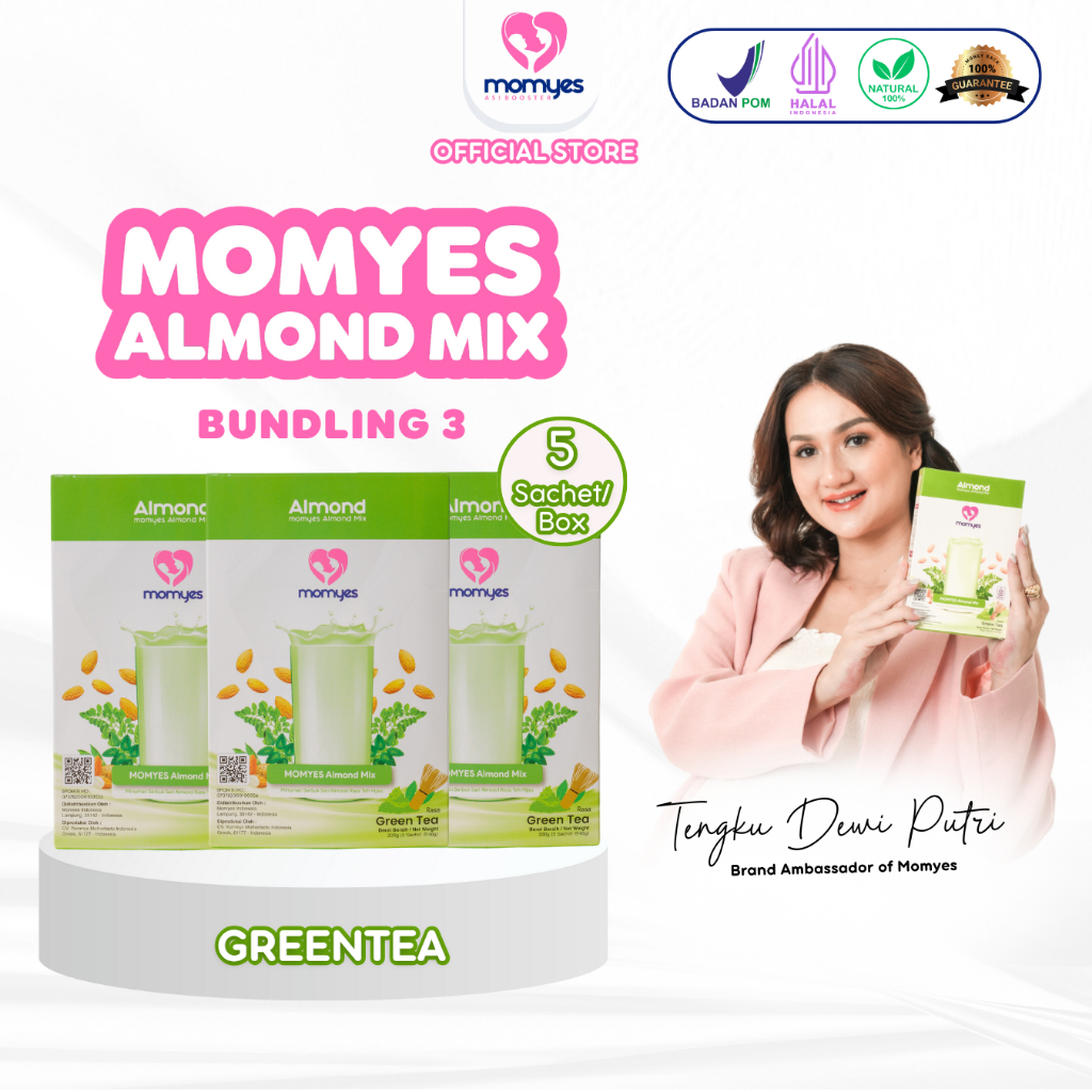 Jual Momyes Almond Mix-Minuman Almond Dengan Katuk & Kelor untuk ...