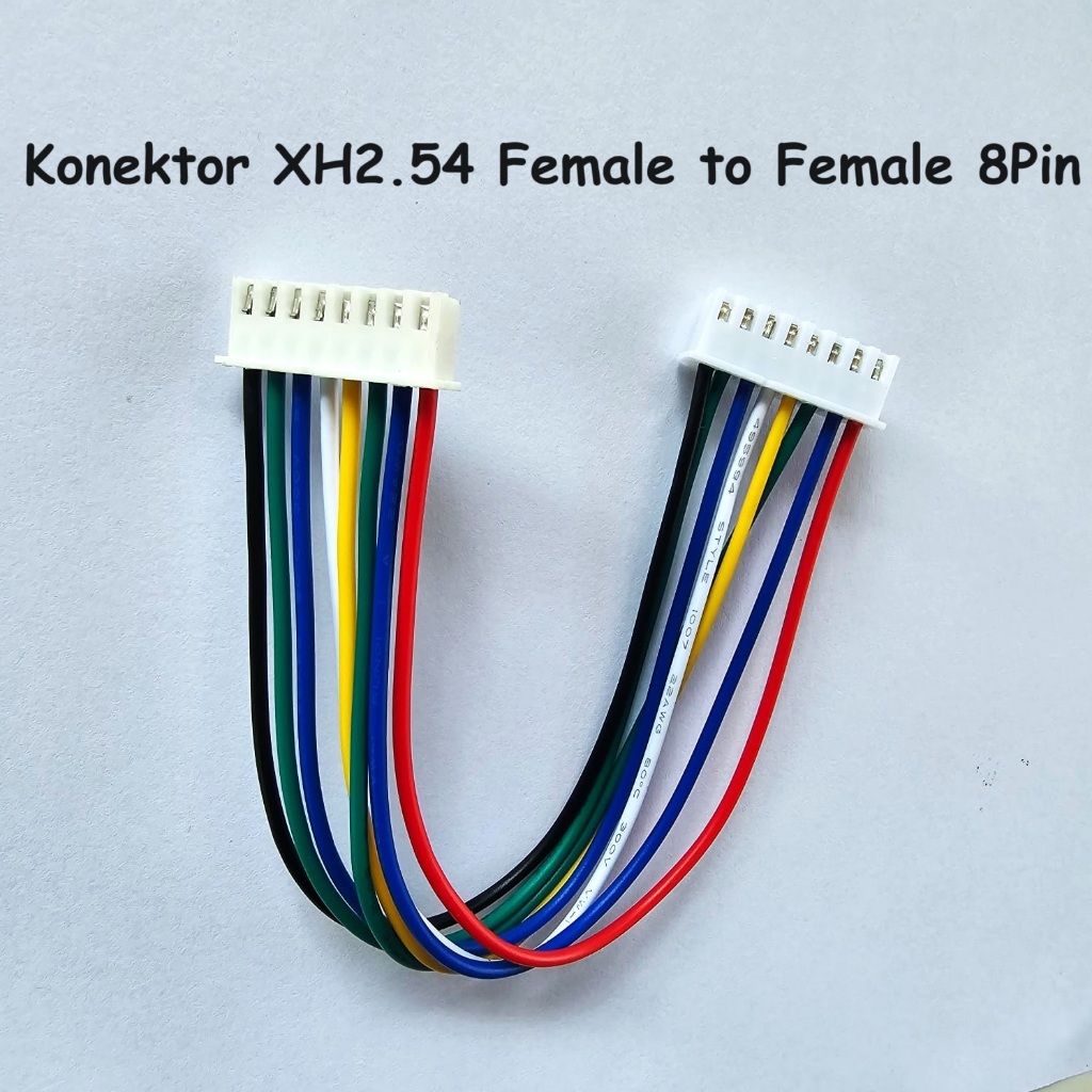 Jual 15cm Kabel Soket Konektor JST XH2.54 XH 2.54 8Pin Female to Female RC | Shopee Indonesia