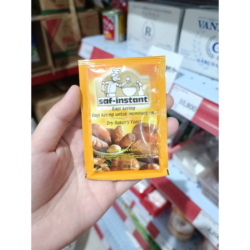 Jual [ 11 GRAM ] Ragi Instant Saf Saft Instant Sachets 11 Gram Fermipan ...