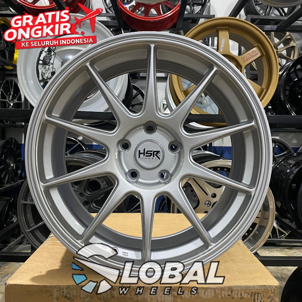Jual Velg Mobil TC105 HSR Zico R18 Glossy Silver Buat Innova Terios Rush Expander Almas Hrv Crv ...